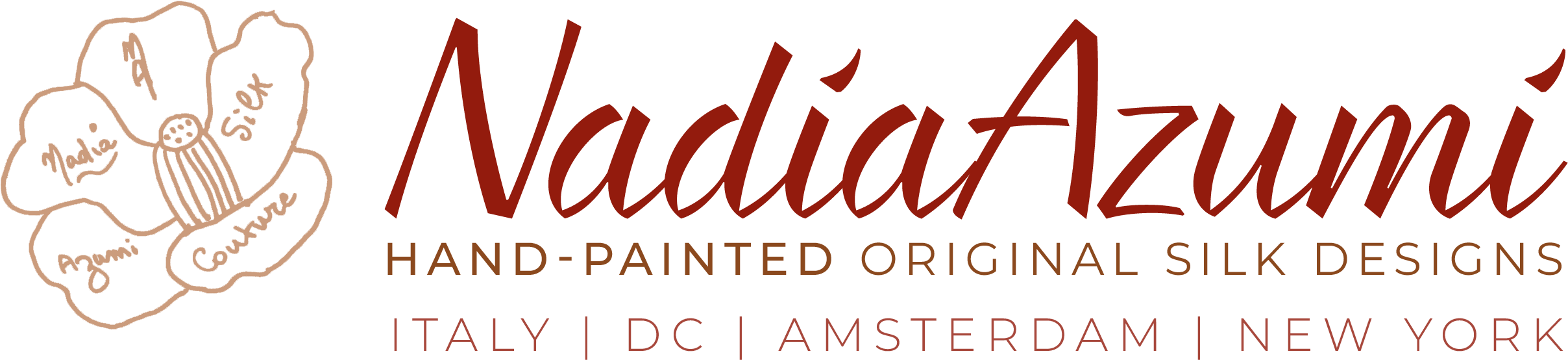 Nadia Silk - Calligraphy (2430x600), Png Download