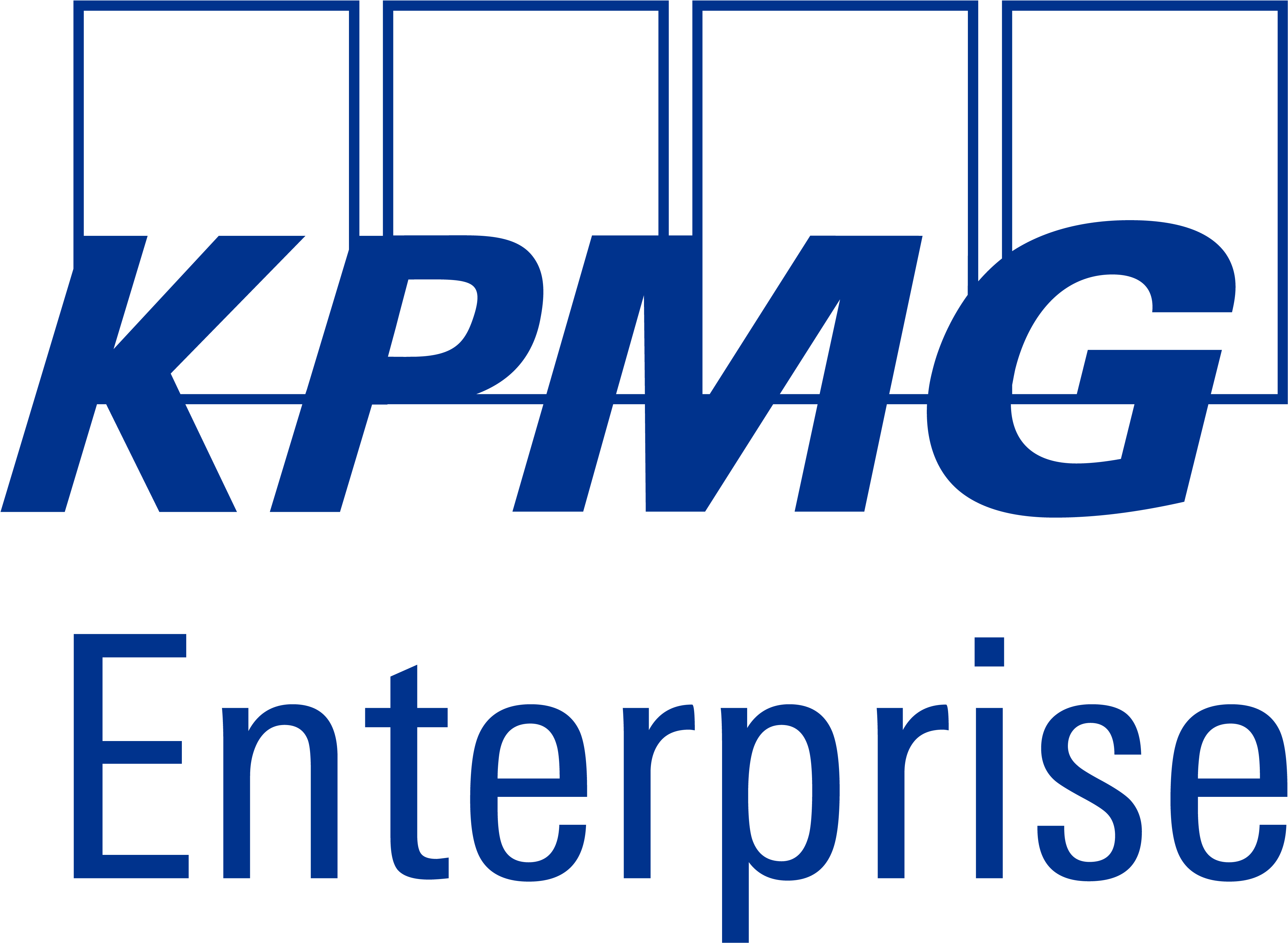 Kpmg Enterprise Blue Rgb 9252 - Kpmg Logo Cutting Through Complexity ...