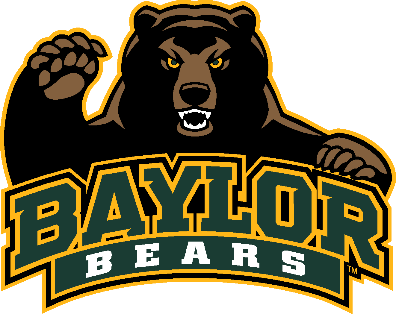 Sponsored Links - Baylor Bears Logo (1322x1049), Png Download