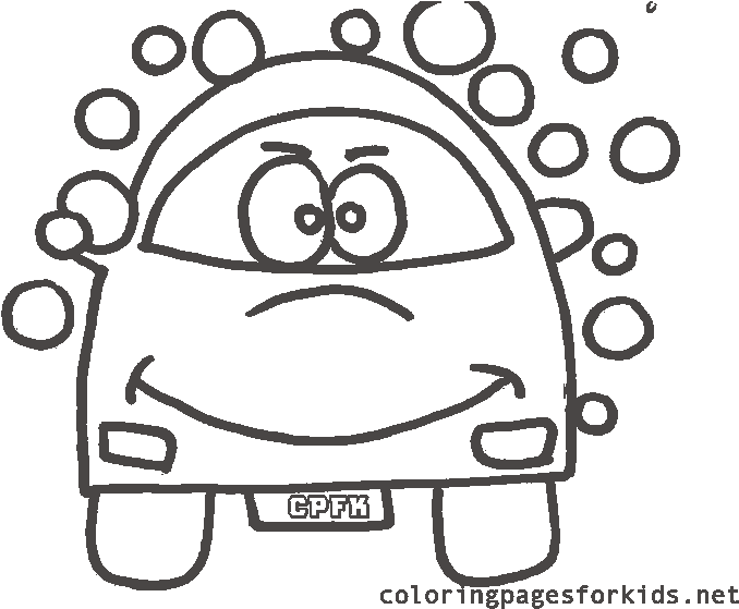 Car Coloring Pages - Car (800x560), Png Download