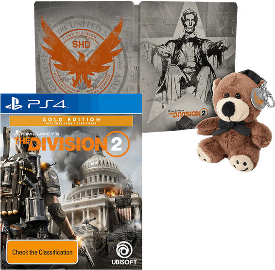 Tom Clancy's The Division 2 Lincoln Steelbook Edition - Division 2 Gold ...