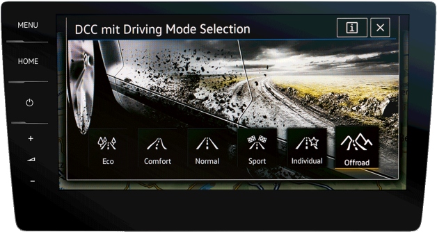 Driving Profile Selection - Vw Fahrprofilauswahl (960x540), Png Download