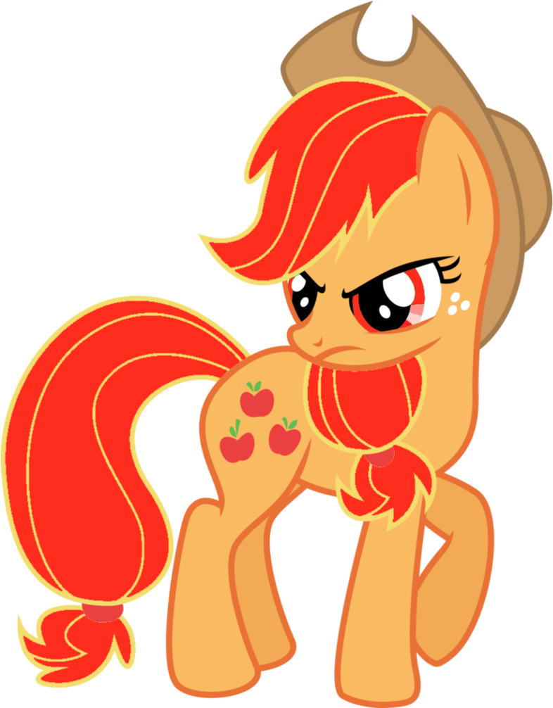 Applejack Blushing - Mlp Super Saiyan God (794x1005), Png Download