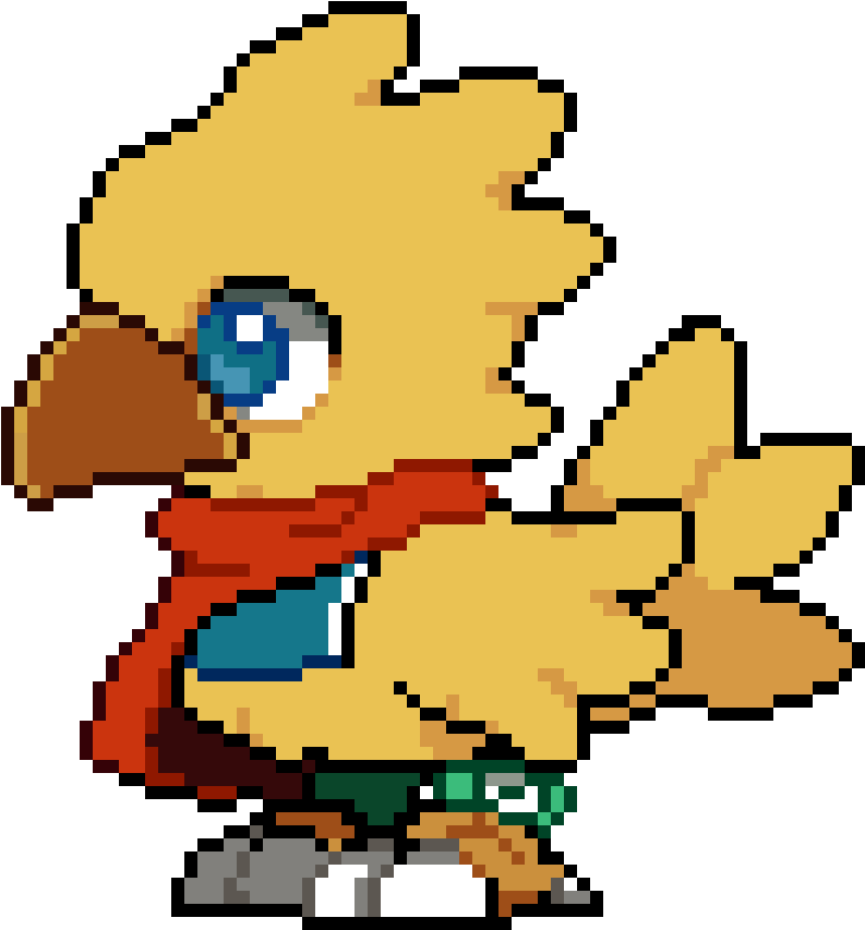 Chocobo - Cartoon (1200x1200), Png Download