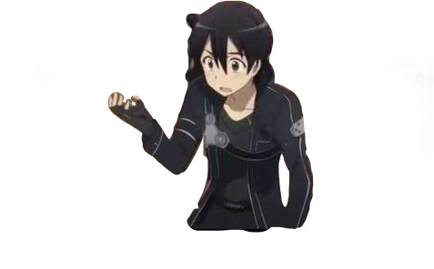 Kiritowhat Discord Emoji - Kirito Discord Emoji (477x296), Png Download