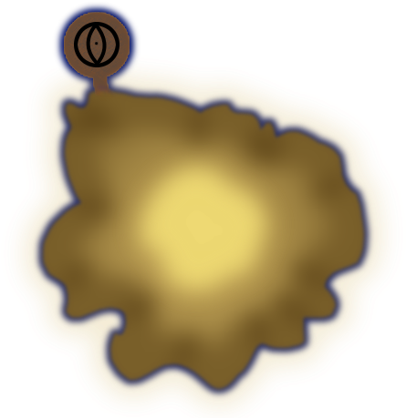 Riven-prison Island Map - Circle (500x486), Png Download