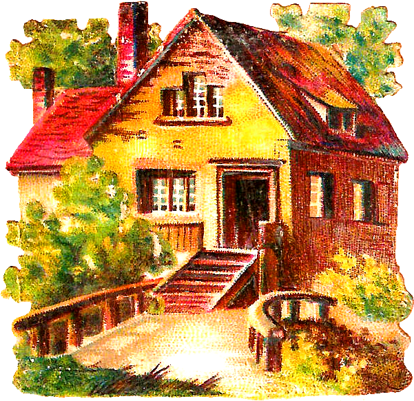 Pretty House Clipart - House Cliparts Png (713x666), Png Download