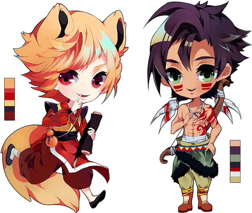 Custom - Chibi (900x756), Png Download