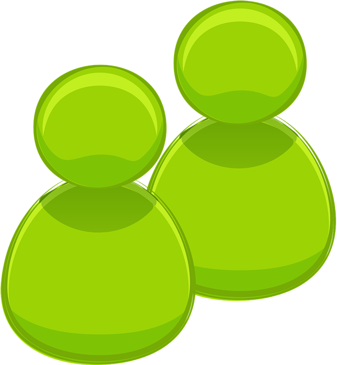 Person Icon Clipart - Green People Clipart (683x711), Png Download