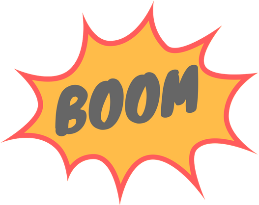 Boom Png - Free Banner Png (530x530), Png Download