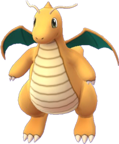 Dragonite-go - Dragonite Pokemon Go Png (392x476), Png Download