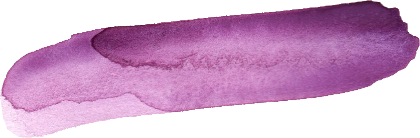 Free Download - Purple Watercolor Brush Stroke (843x278), Png Download