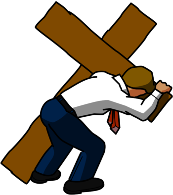 Download Man Carrying Cross Clipart - Man Carrying Cross 2017 ...
