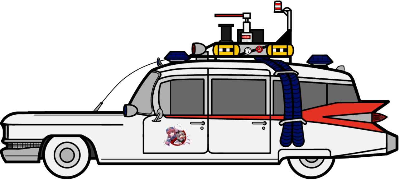 Download Ghostbusters Car Png - False Ghostbusters Car Vinyl Decal ...