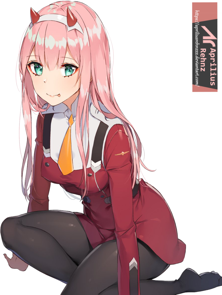 Render Zero Two Darling Png Zero Two Transparent - Zero Two Darling In ...