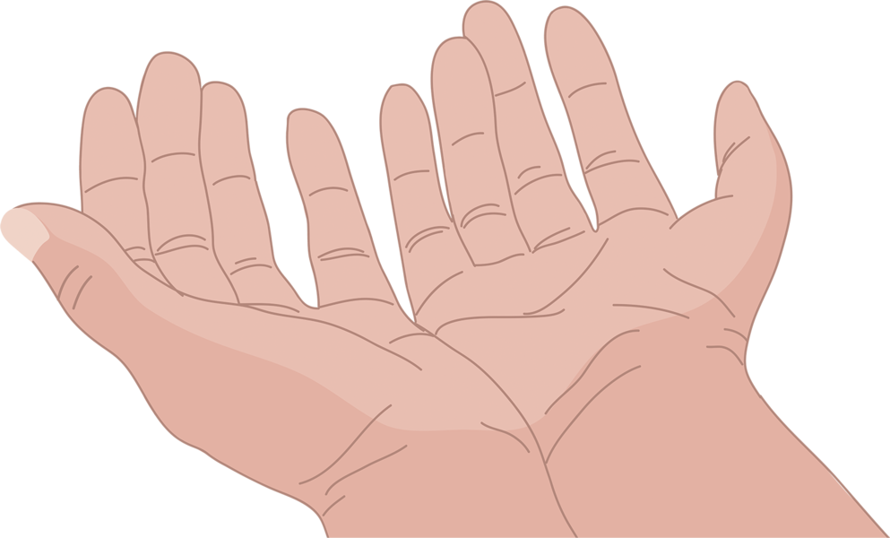 Open Hands - Open Hand Psd (993x600), Png Download