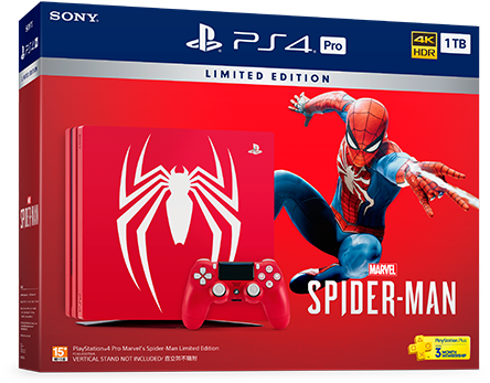 Limited Edition Marvel's Spider Man Ps4 Pro Bundle - Spider Man Ps4 ...