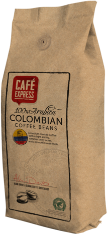 Café Express Colombian Coffee Beans 500g - Cafe Express Fairtrade ...