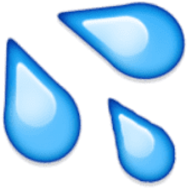 Free Png Ios Emoji Splashing Sweat Symbol Png Images - Wet Emoji ...