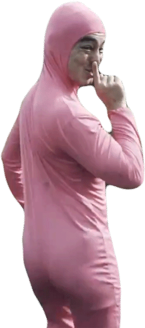 Runs Forever By Humanitynetwork - Pink Guy Standing Png (490x698), Png ...