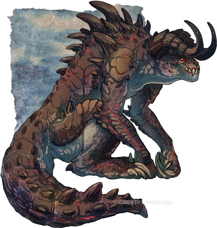 Fallout - Fallout Deathclaw Fan Art (800x839), Png Download