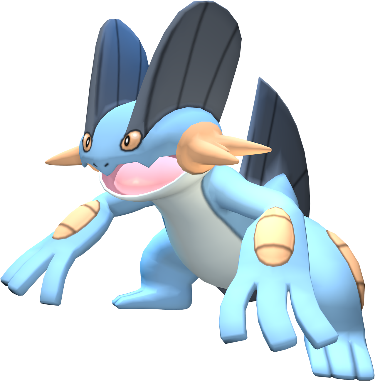 Download Ptwc Swampert - Pokemon Swampert 3d | Transparent PNG Download ...