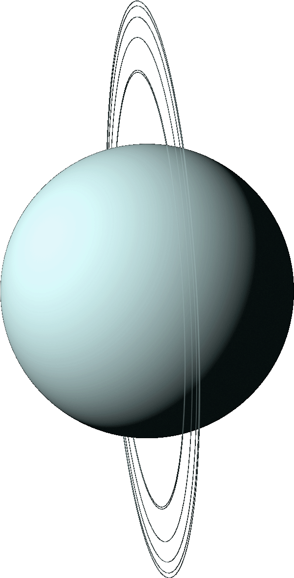 Vector Royalty Free Stock Rings - Uranus With Rings Png (598x1200), Png ...
