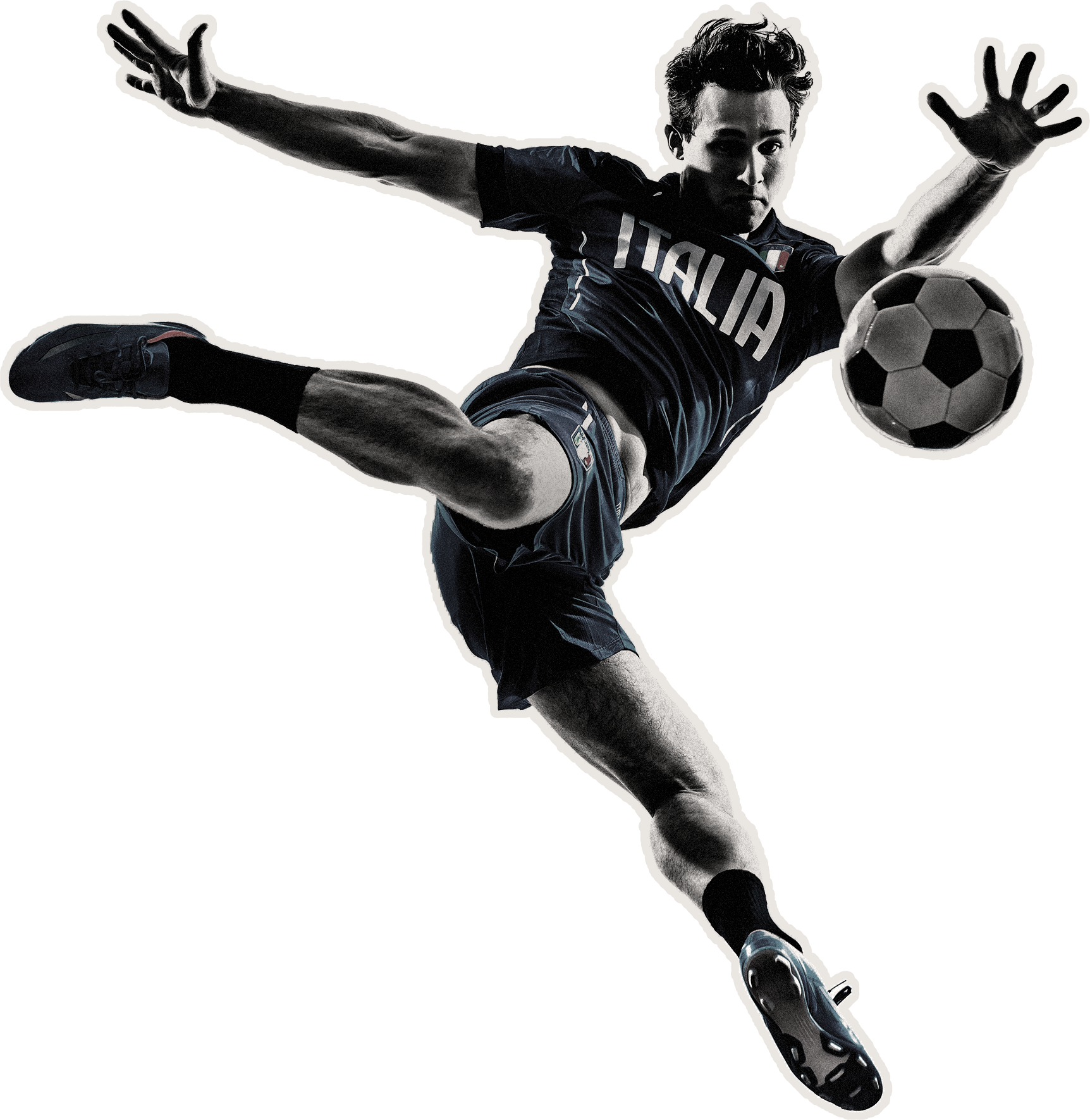 Soccer Player Png Hd (1724x1770), Png Download