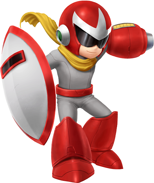 Proto Man - Protoman Smash (629x637), Png Download