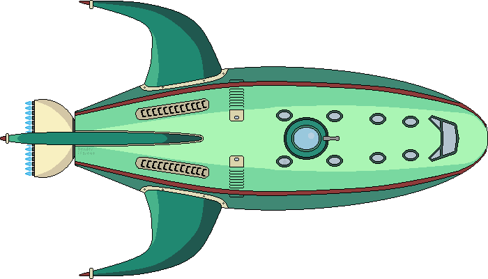Spaceship Top View Png