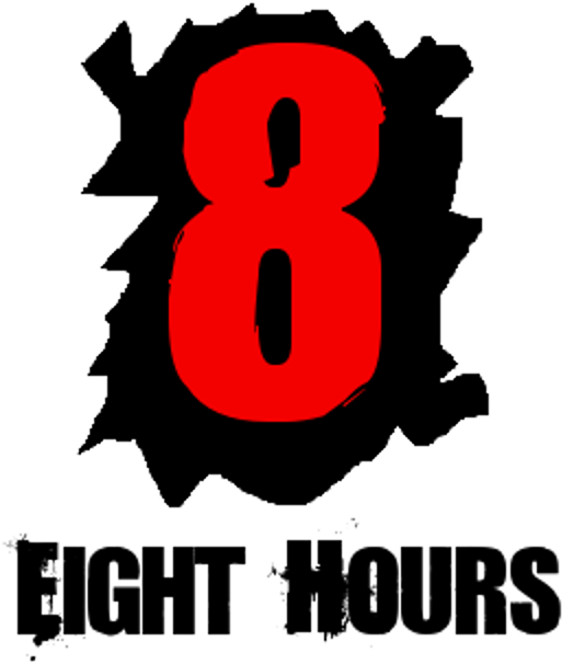 Eight Hours Logo - Tone (1176x662), Png Download