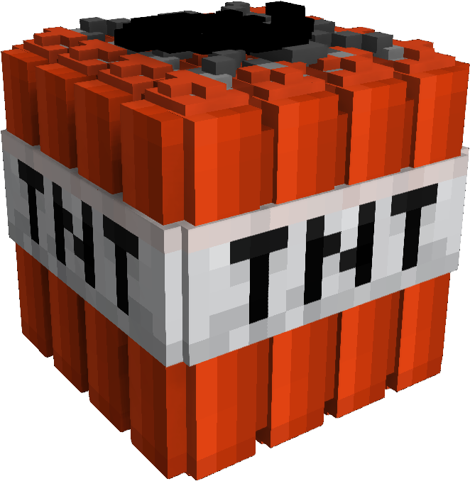 Download Rlhuq7e - Tnt - Minecraft Tnt Block | Transparent PNG Download ...