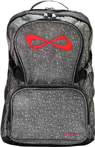 Nfinity Sparkle Backpack - Black/gold Logo (500x500), Png Download