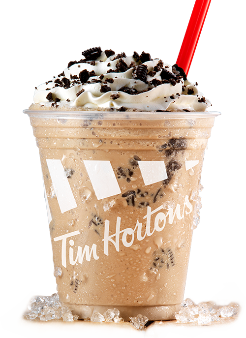 Alt Text - Oreo Cappuccino Tim Hortons (500x687), Png Download