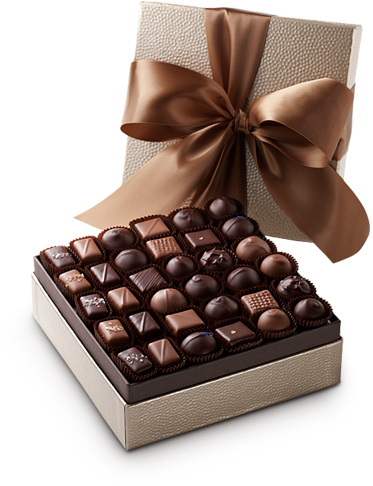 Download Chocolate Box Png Svg Black And White Stock - Box Of ...