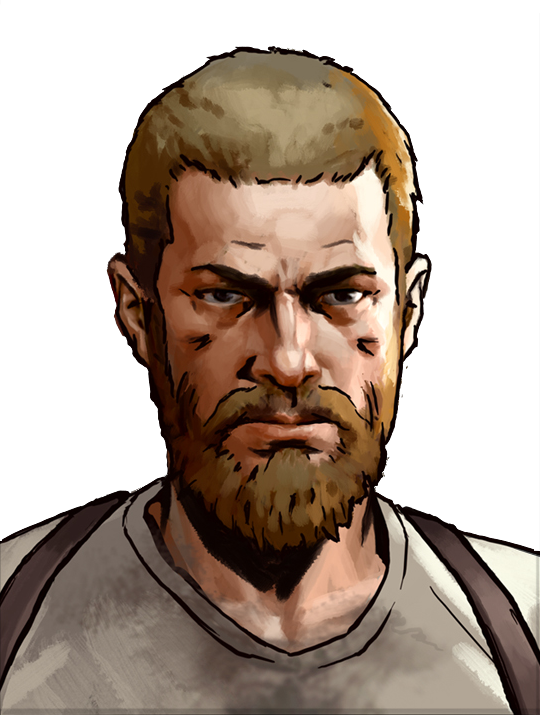 Rick Grimes Telltale Games (540x715), Png Download