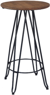 24 Rustic Pub Highboy - Bar Stool (400x400), Png Download