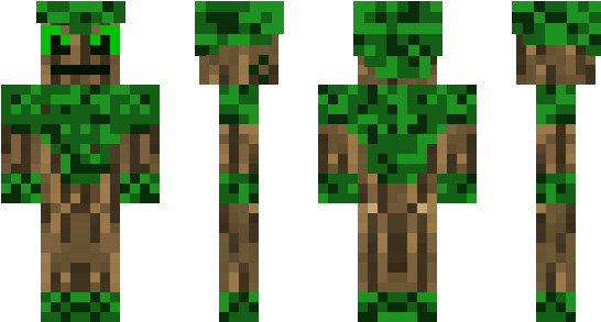 Minecraft Skin Tree - Tree (600x348), Png Download