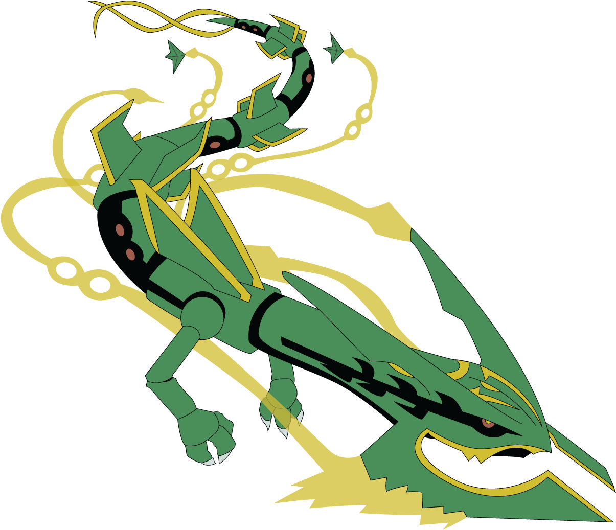 Mega Rayquaza - Easy Mega Rayquaza Drawing (1920x1080), Png Download