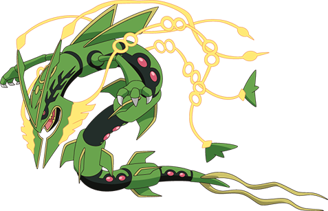 Download 384rayquaza-mega Xy Anime - Pokemon Mega Rayquaza Png ...