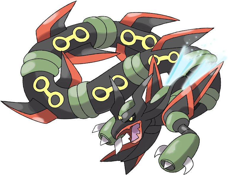 Mega Rayquaza By Phatmon66 - Mega Rayquaza Fan Made (800x604), Png Download