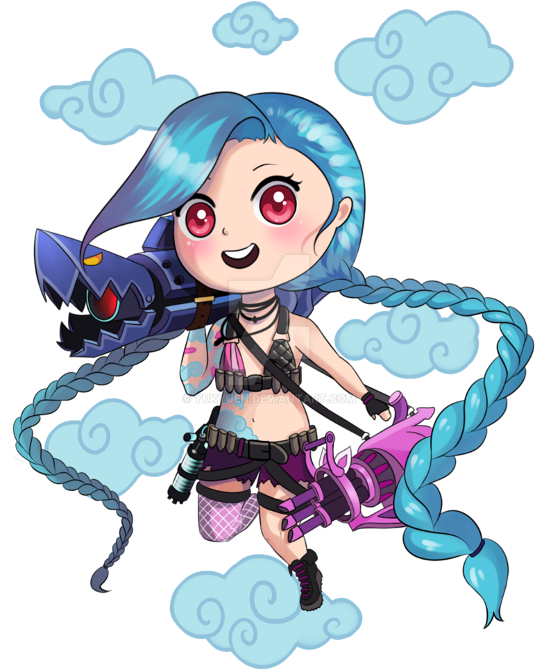 Vector Transparent Stock Jinx Chibi By Wiskiez On Deviantart - Jinx ...