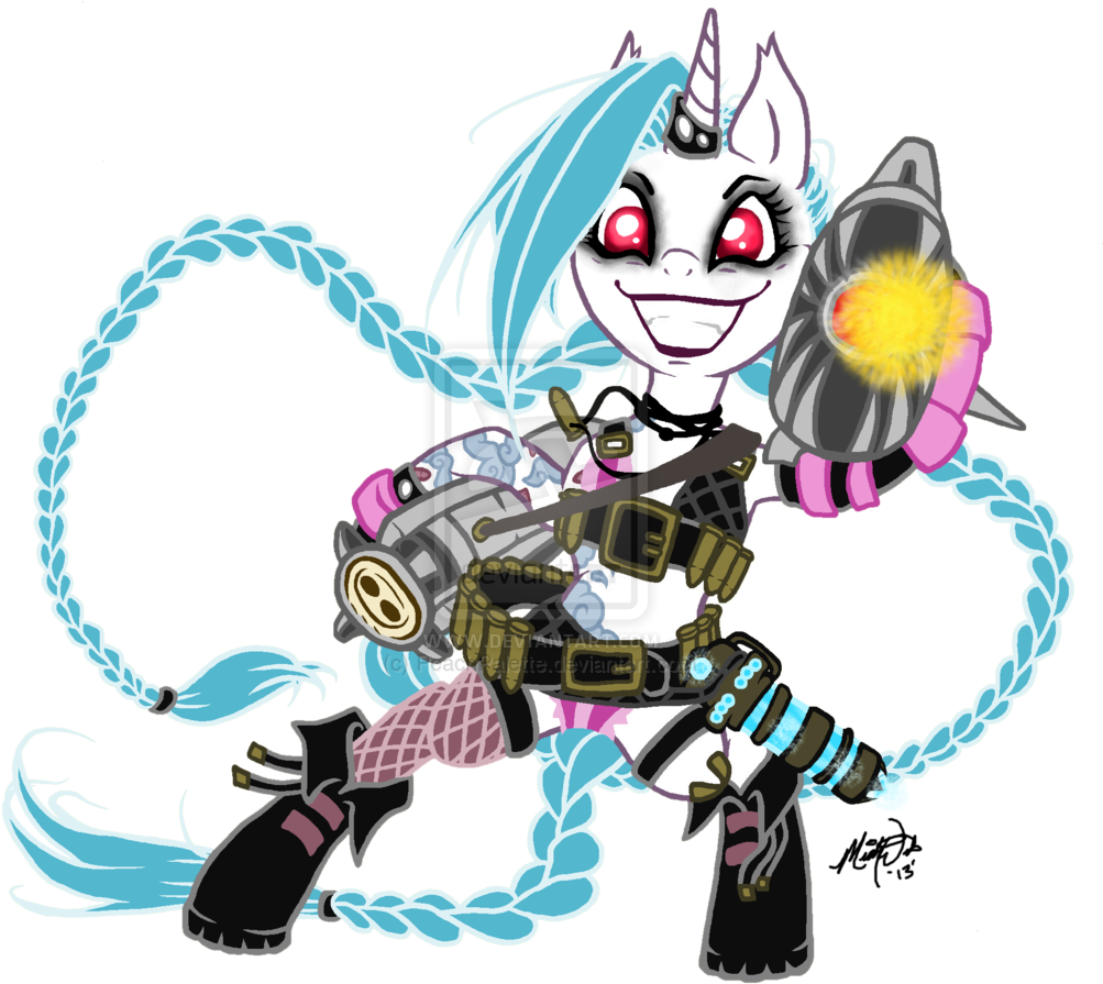 Rocket Transparent Jinx - Lol Mlp (1024x969), Png Download