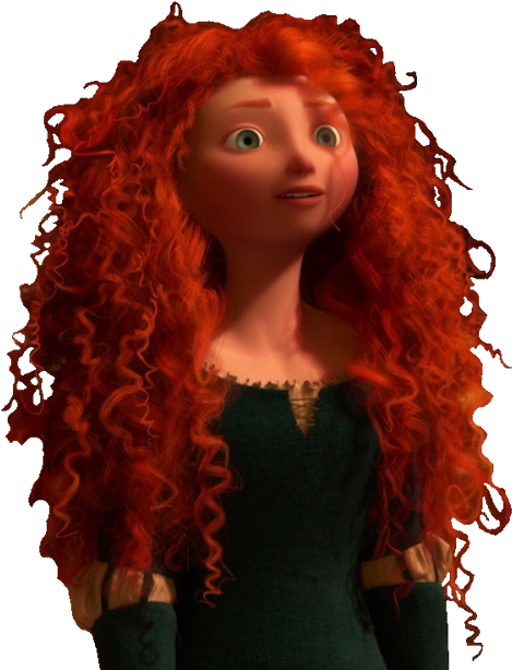 Taller De Cliparts - Merida Hair Png (1600x670), Png Download