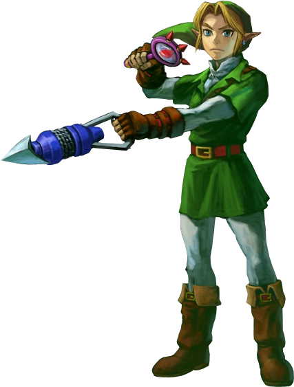 Link Transparent Oot - Oot Link Png (427x563), Png Download