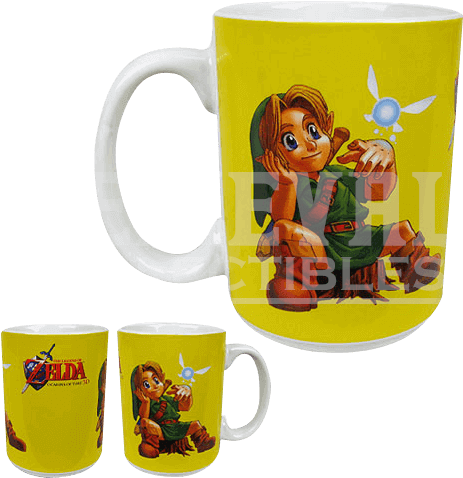 Ocarina Of Time Young Link Mug - Legend Of Zelda - Ocarina Of Time 3d ...