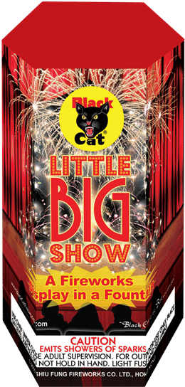 Little Big Show Bc - Black Cat Fireworks (600x600), Png Download