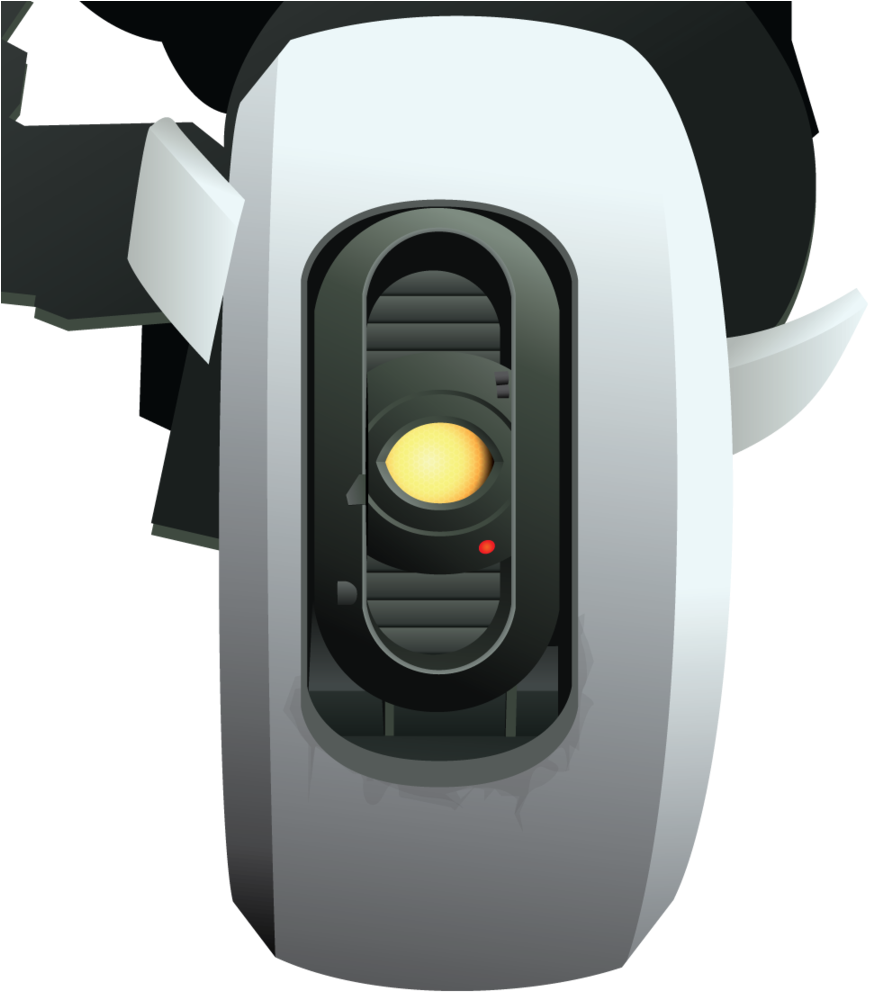 Scifi Vector Glados Vector Black And White Library - Portal 2 Glados ...