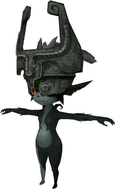 Download Zip Archive - Midna Twilight Princess Model (750x650), Png ...