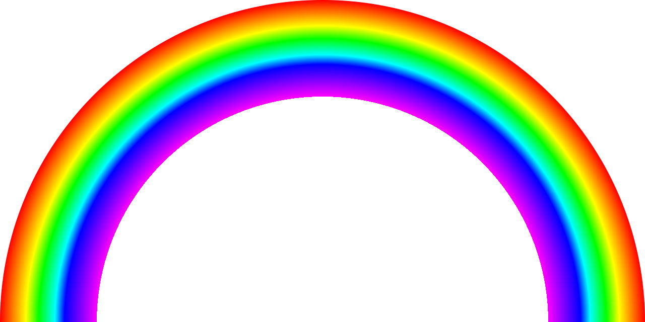 Svg Rainbow Half Arc Continous Colors-purpleinside - Animated Rainbow ...